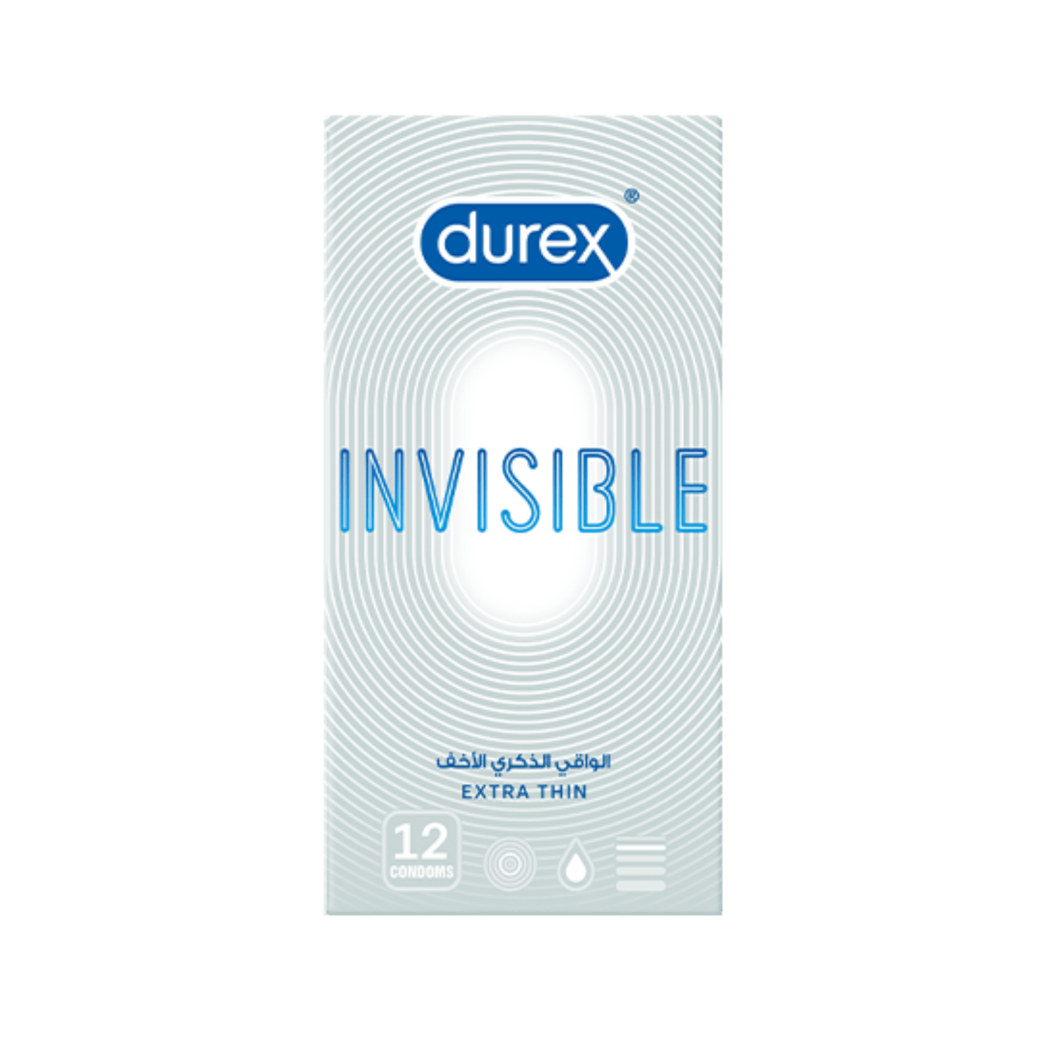 Durex Invisible Extra Thin Extra Lubricated Condom